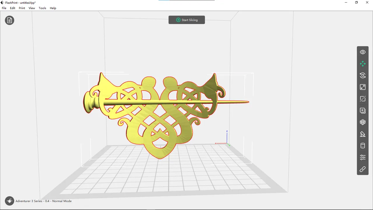 Nordic Hair Pin V2.0 by Andrei Azoitei | Download free STL model | Printables.com