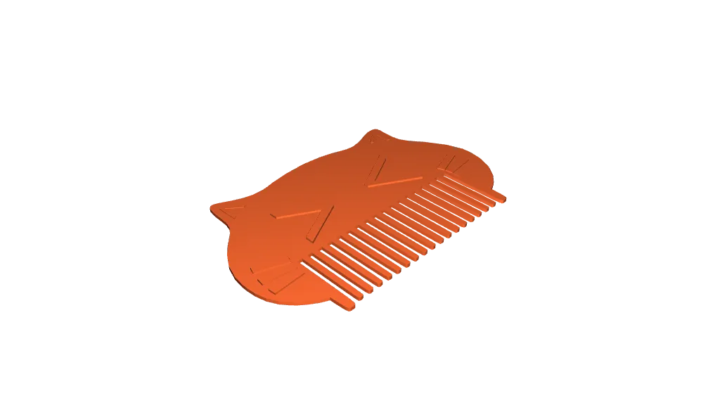 Cat Comb by GFXtrooper | Download free STL model | Printables.com