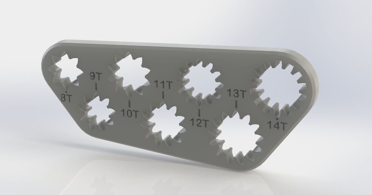 FRC Small Gear Sorter by Samir Chaman | Download free STL model ...