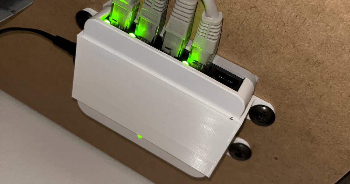 D-Link Ethernet switch under desk holder by Jiří Sobota | Download free ...
