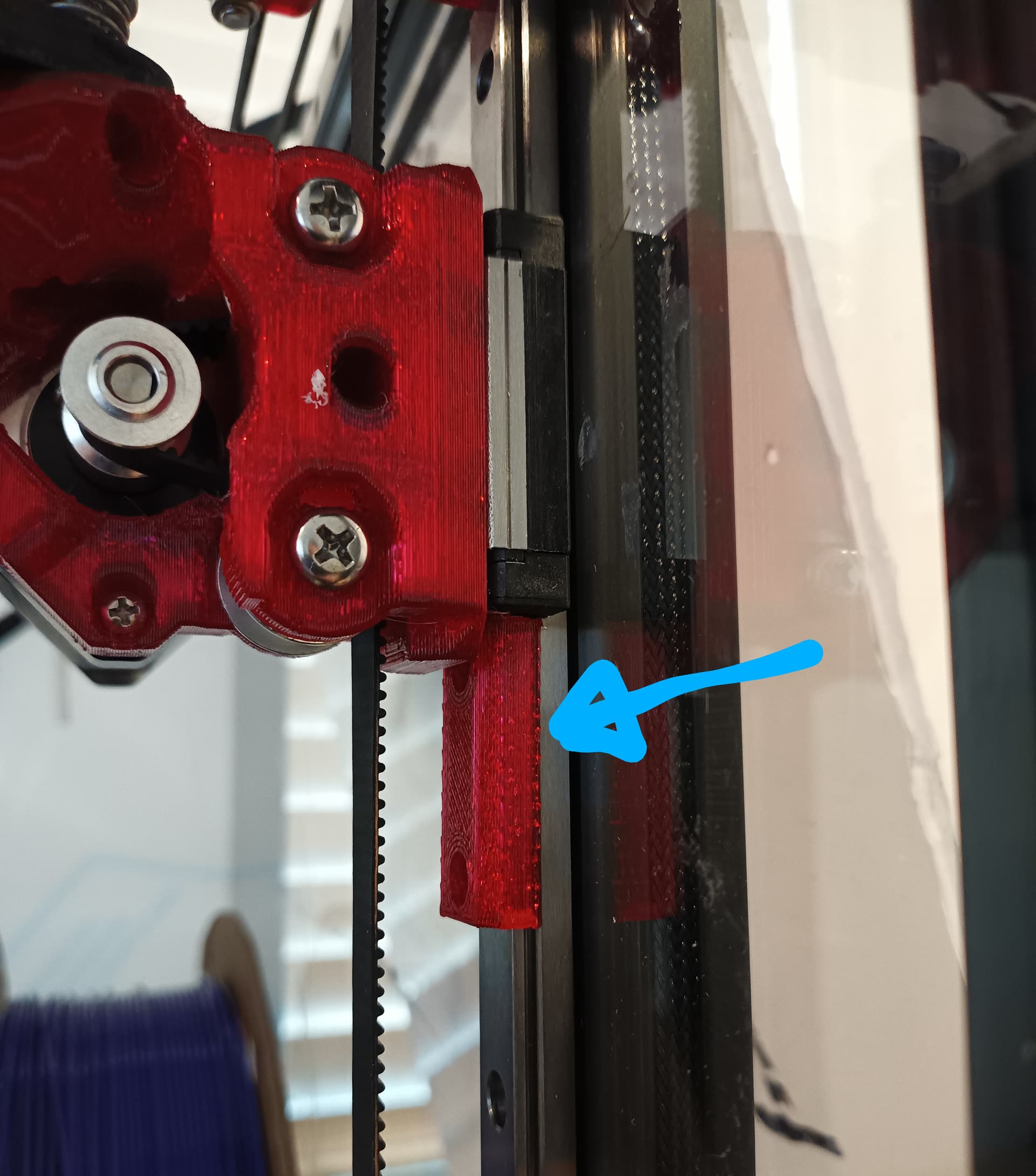 MGN12 Linear Rail stop block, created for my V1E v4 3D printer by ...