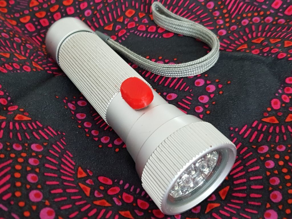 Flashlight Button Replacement Part by Bike Cyclist | Download free STL ...