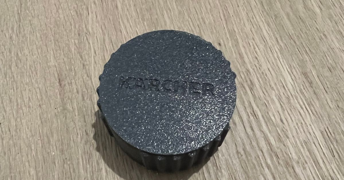 Drain Plug Karcher WD6 by Guinuf | Download free STL model | Printables.com