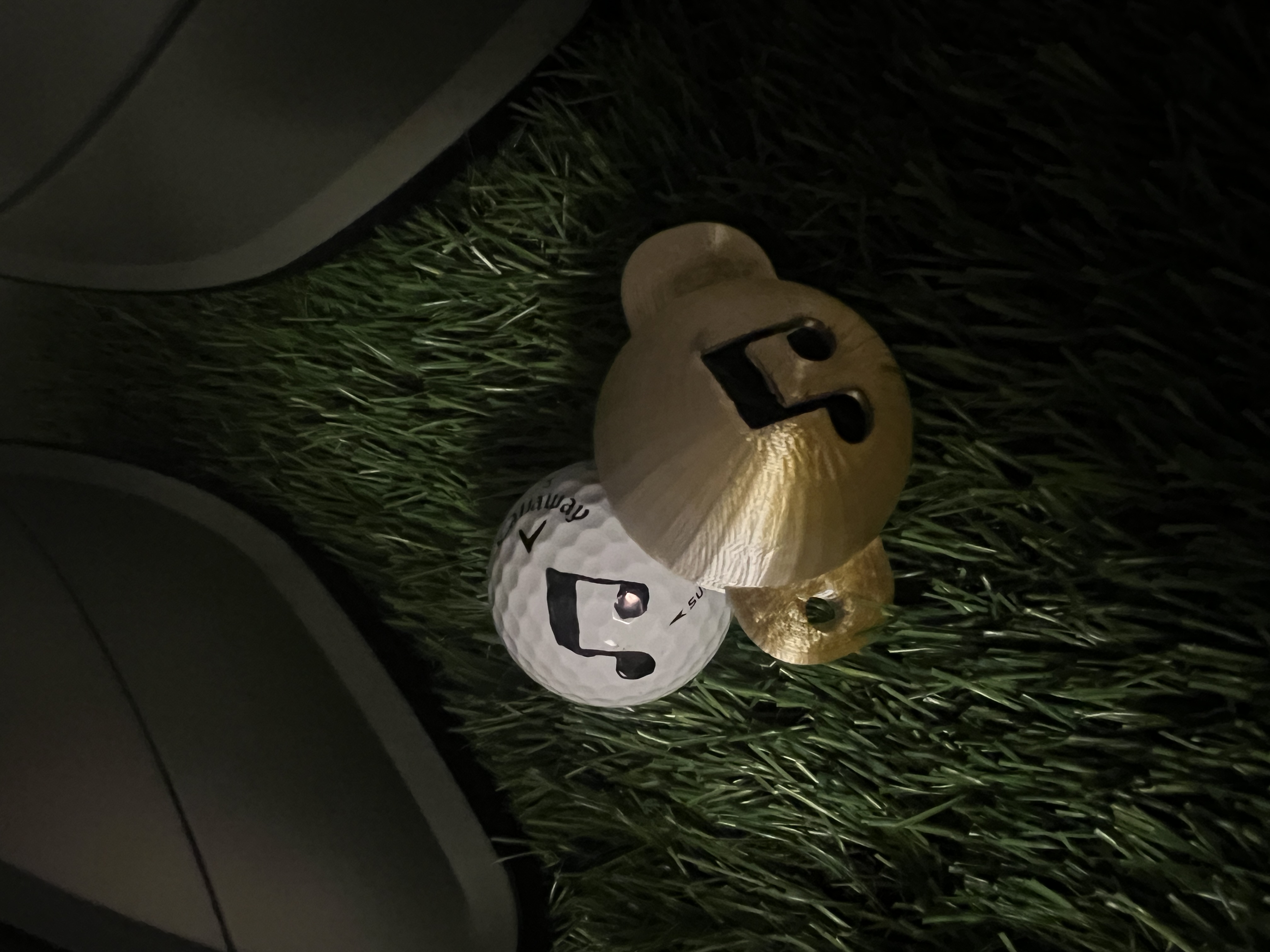 Music Note Golf Ball Marker Stencil by Radiated_burrito | Download free ...