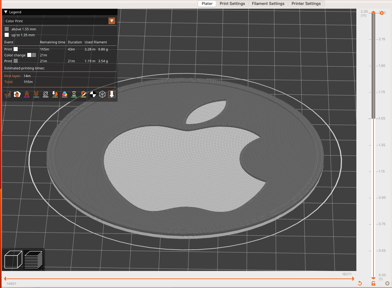 reimagined apple coaster by zzzy | Download free STL model | Printables.com