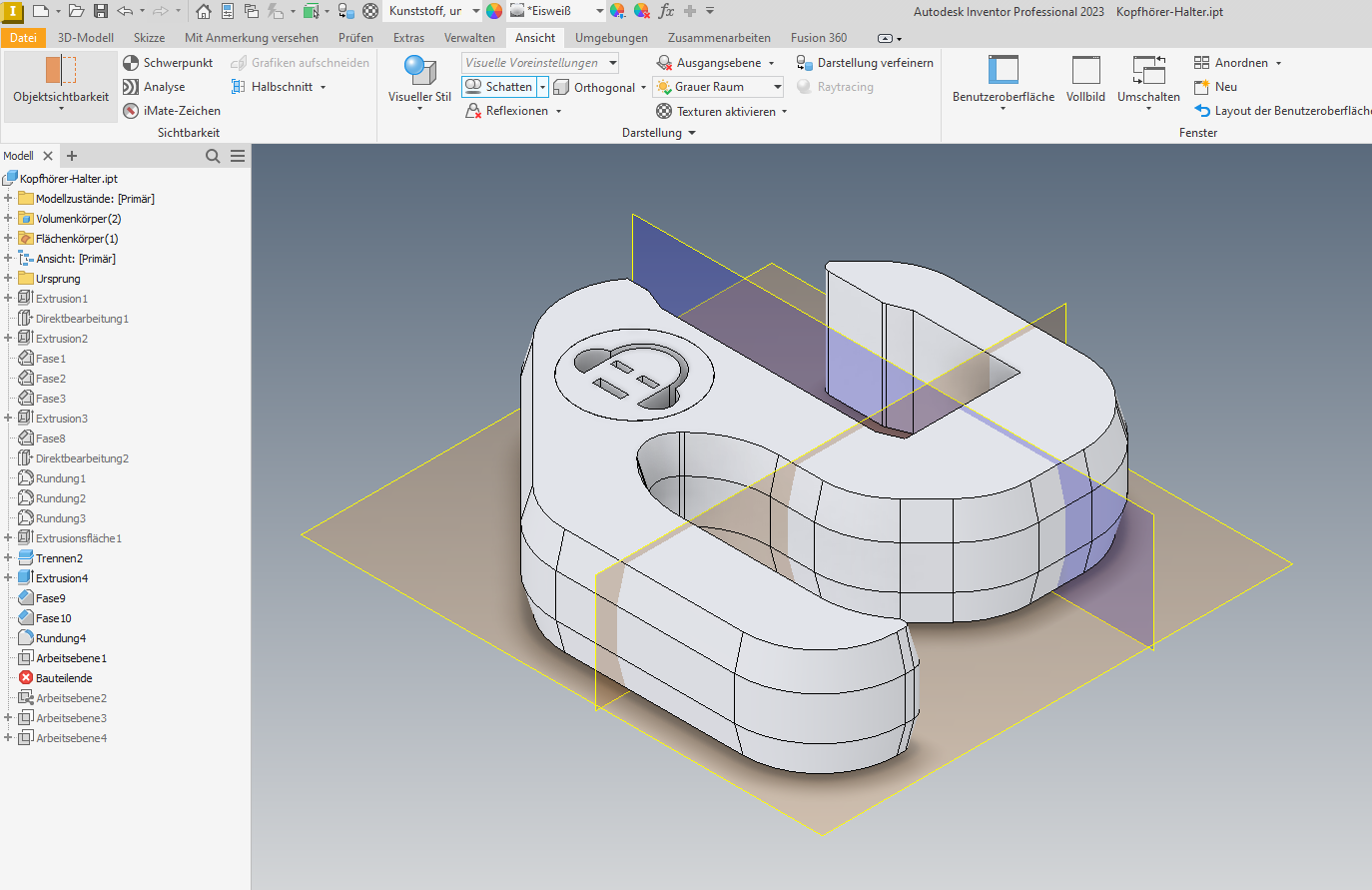 3D_Hall Headphone holder (hook) by 3D_Hall | Download free STL model ...