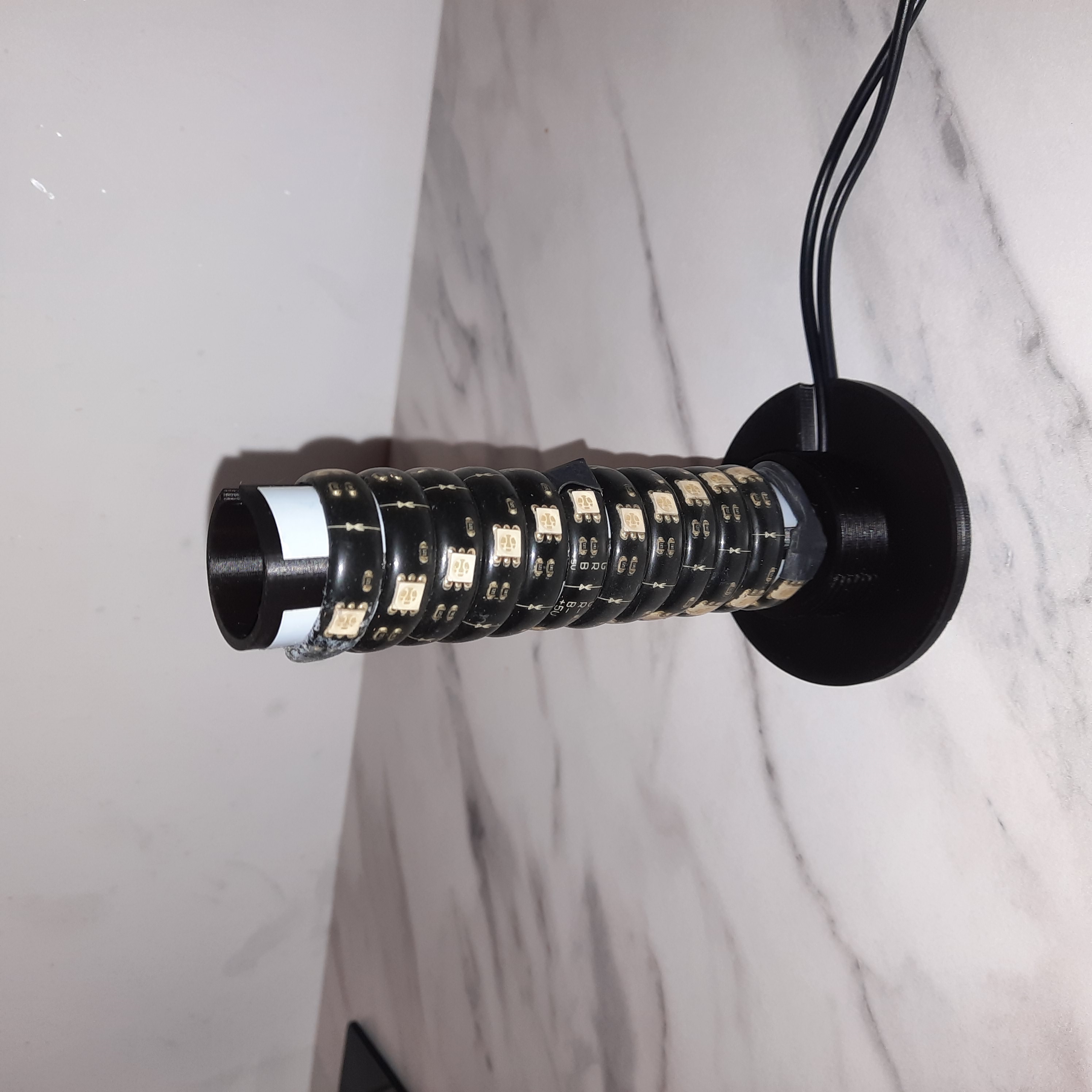 Moon lithophane lamp lightsource holder and stand. by Remco van Elewout ...