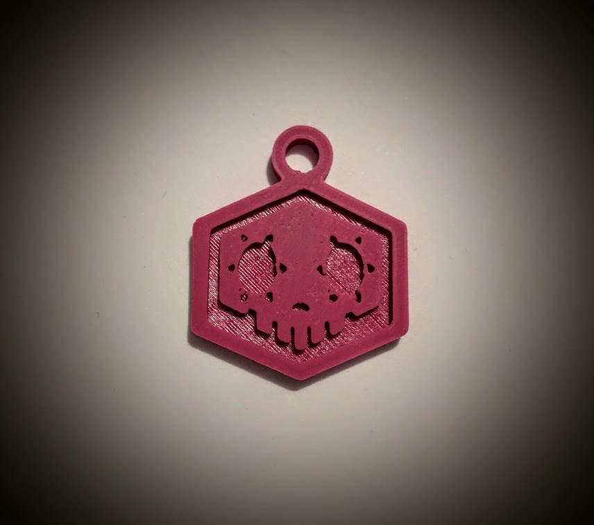 Sombra keychain by krvel | Download free STL model | Printables.com