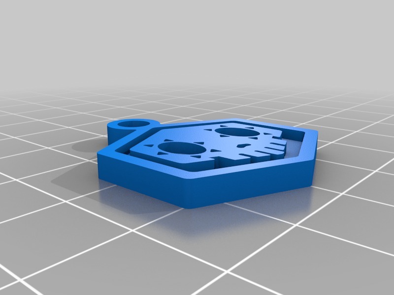 Sombra keychain by krvel | Download free STL model | Printables.com