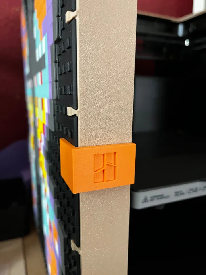 Bambu Lab P1P Pixel Modplate Corner by Dedan | Download free STL model ...