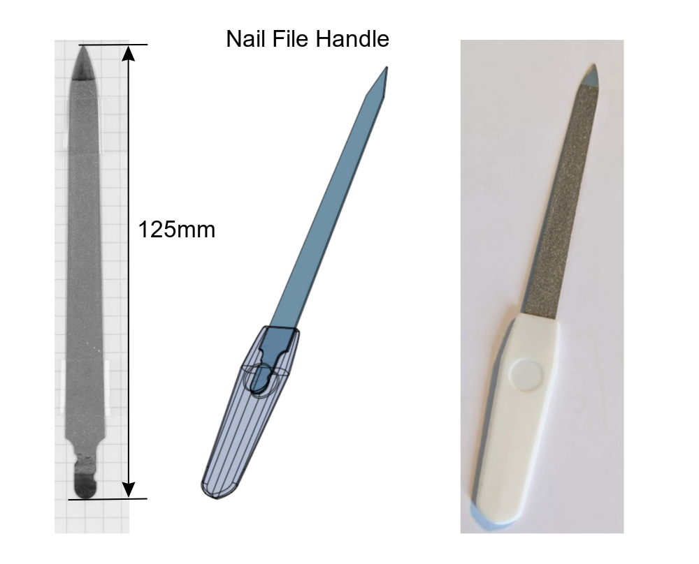 Nail File Handle by Andun_HH | Download free STL model | Printables.com