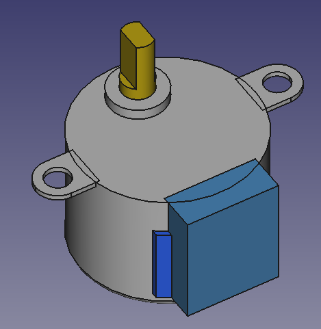 Stepper motor model by arham_ | Download free STL model | Printables.com