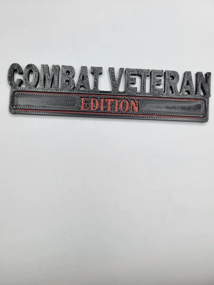Combat Veteran Edition Car Emblems by TheCoffeeHero | Download free STL ...