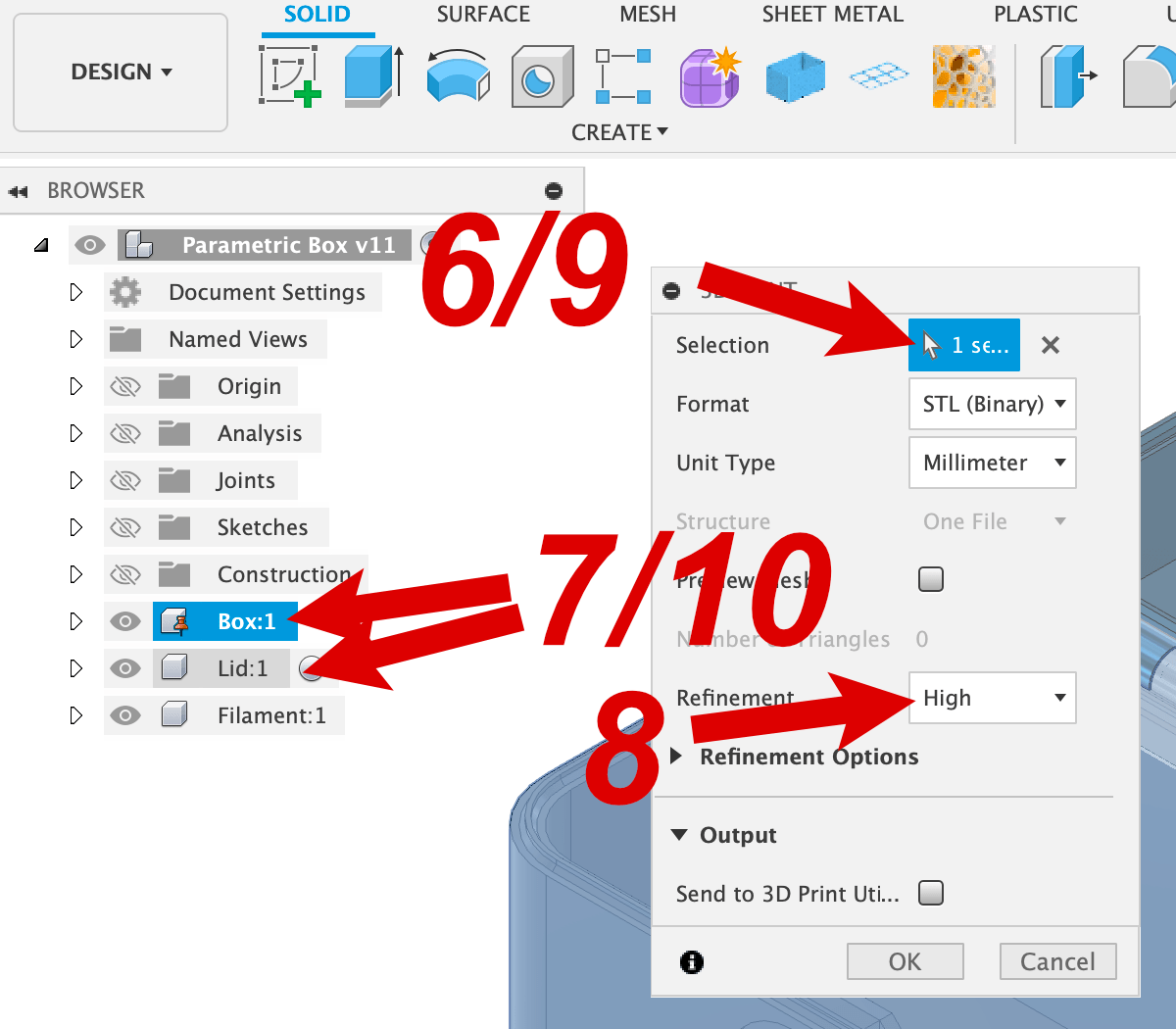Parametric Box – 100% Plastic (Fusion 360) da schiko | Scarica il ...