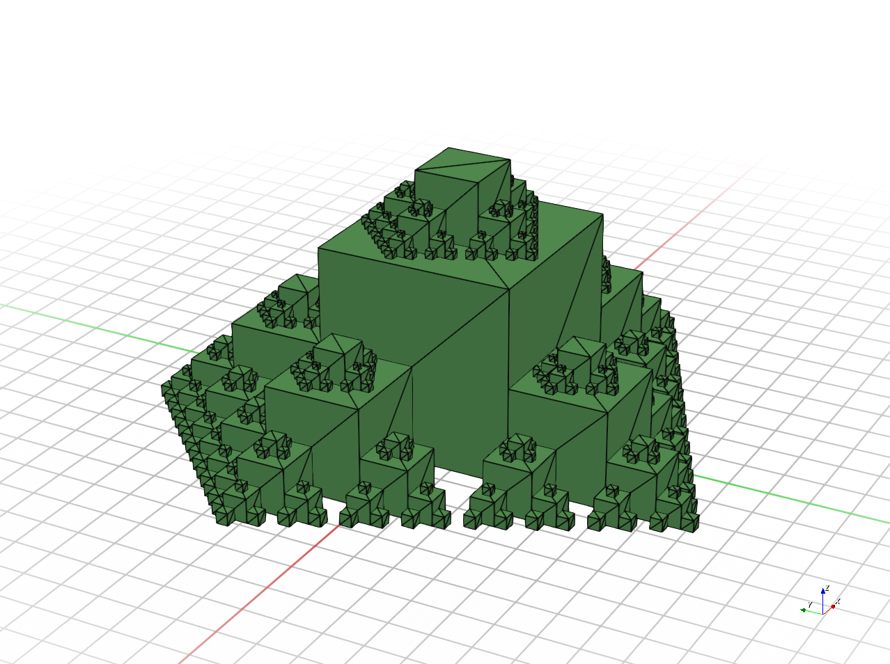 Cubic Fractal Landscapes by pedRamezani | Download free STL model ...