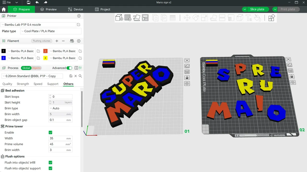Super Mario sign with inserts for letters by TheCoffeeHero | Download ...