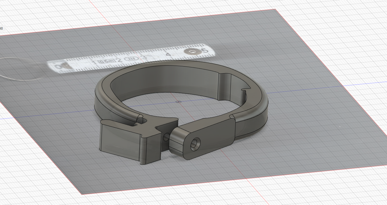 E-way E600 folding hook locking ring by Dr.Peter | Download free STL ...