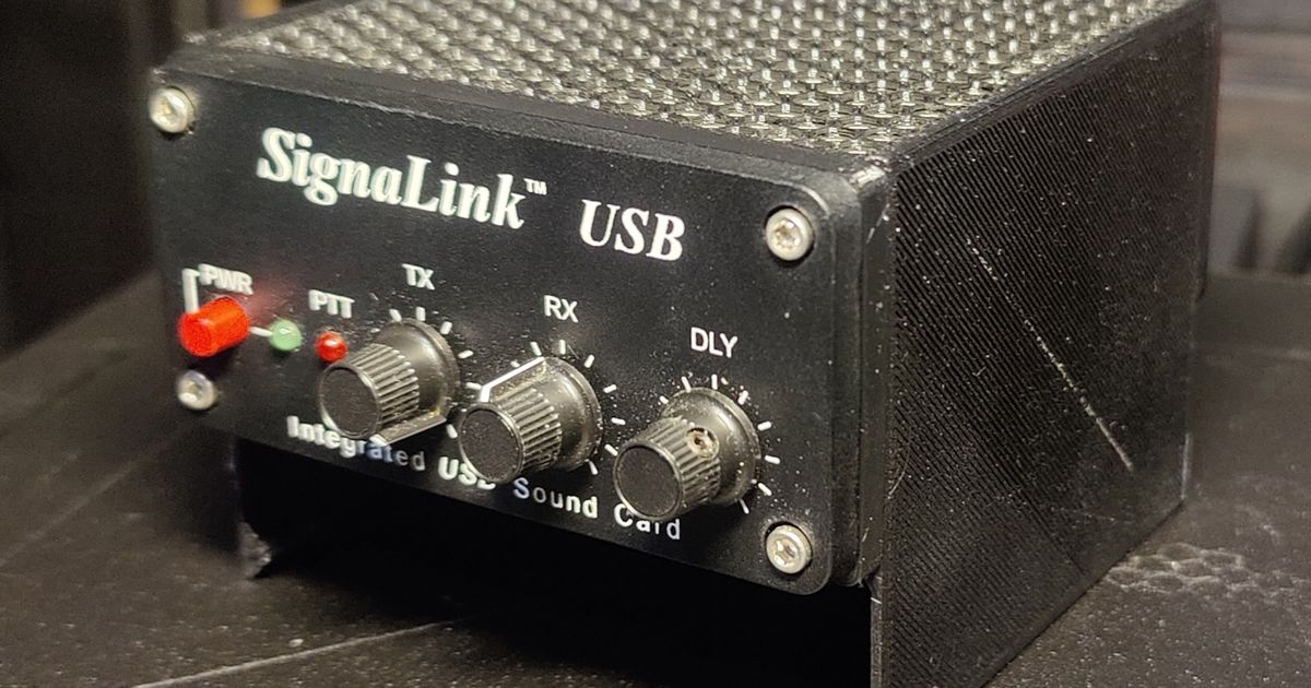 SignaLink standing frame by OH8EFI | Download free STL model ...