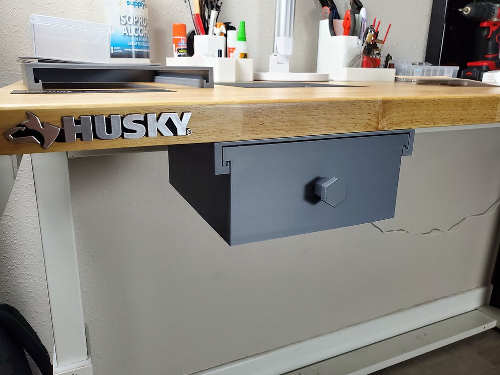 Under Desk Drawer von AlbertP | Kostenloses STL-Modell herunterladen ...