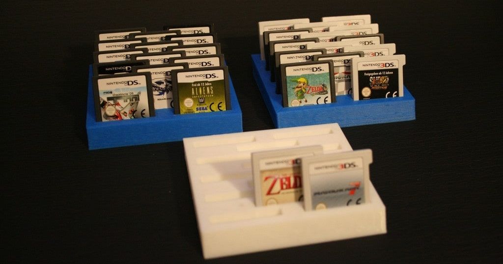 Nintendo DS 3DS cartridge storage von crashdebug | Kostenloses STL ...