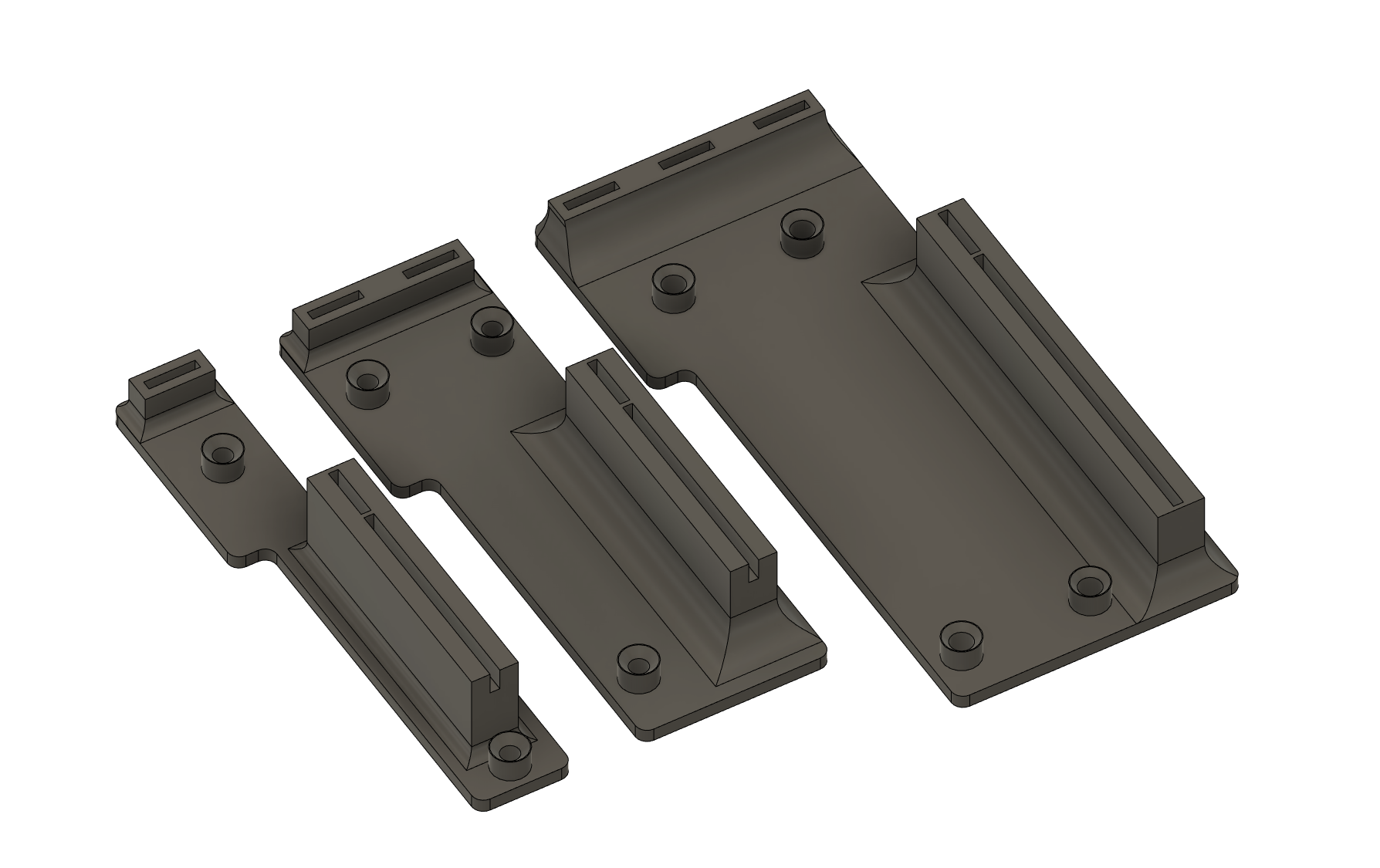 Tileable PCIe display stand/organiser by Pixel Vengeur | Download free ...