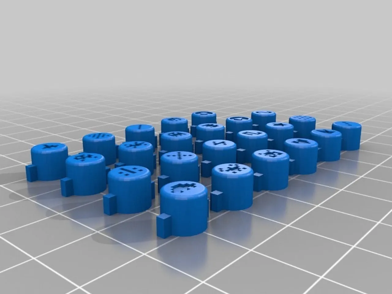 PO-20 Symbol buttons for Pocket Operator case by crashdebug | Download ...