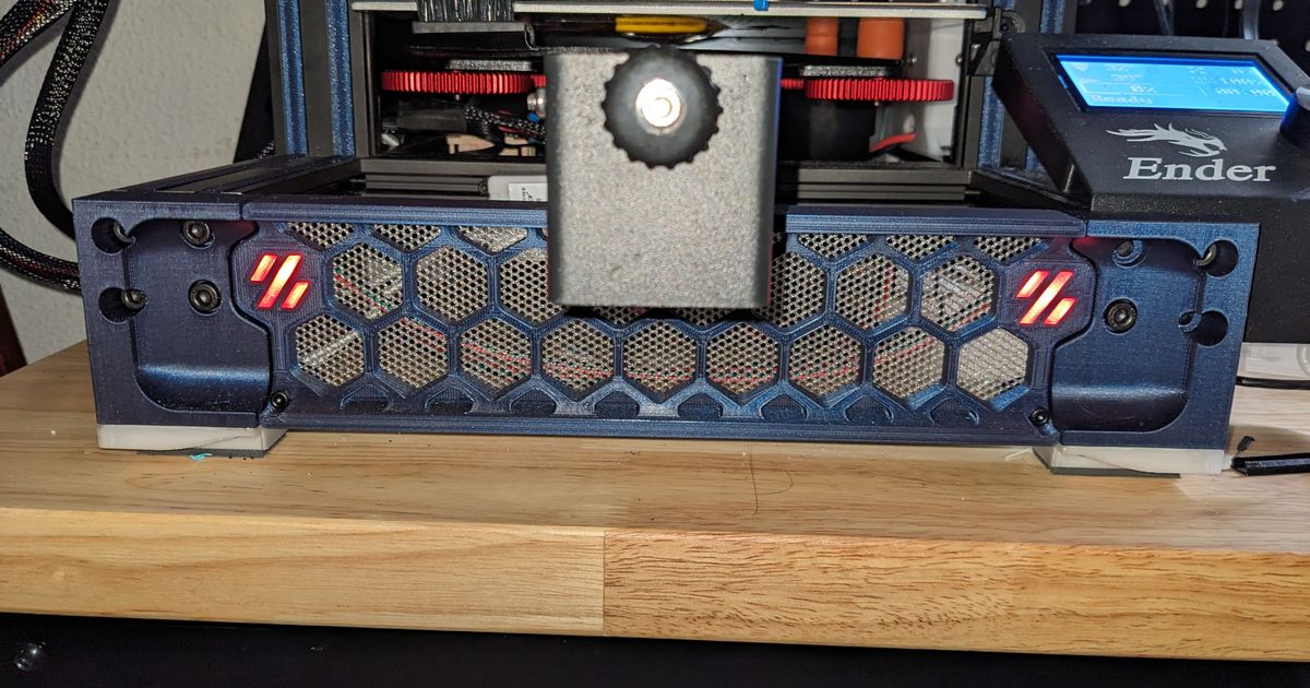 Tridender (front only) Logo Single Neopixel Mount by hawk16zz ...