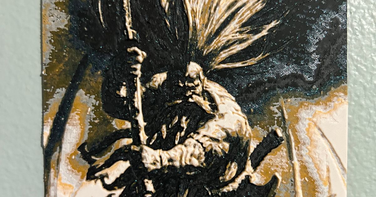 HueForge Battle Dwarf by Krash 10 | Download free STL model ...