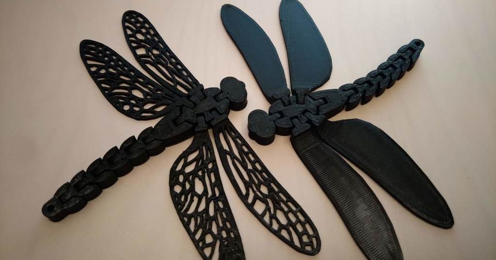 Floppy Dragonfly by crashdebug | Download free STL model | Printables.com