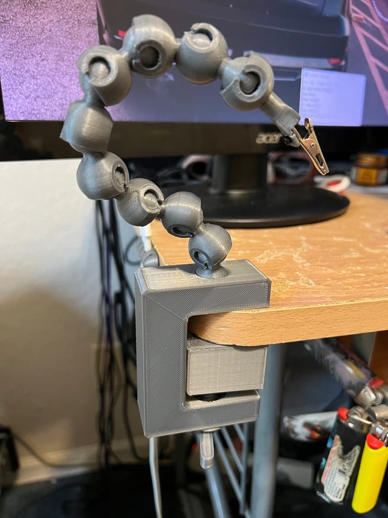 Helping Hand with Table Clamp by Andre Burgard | Download free STL ...