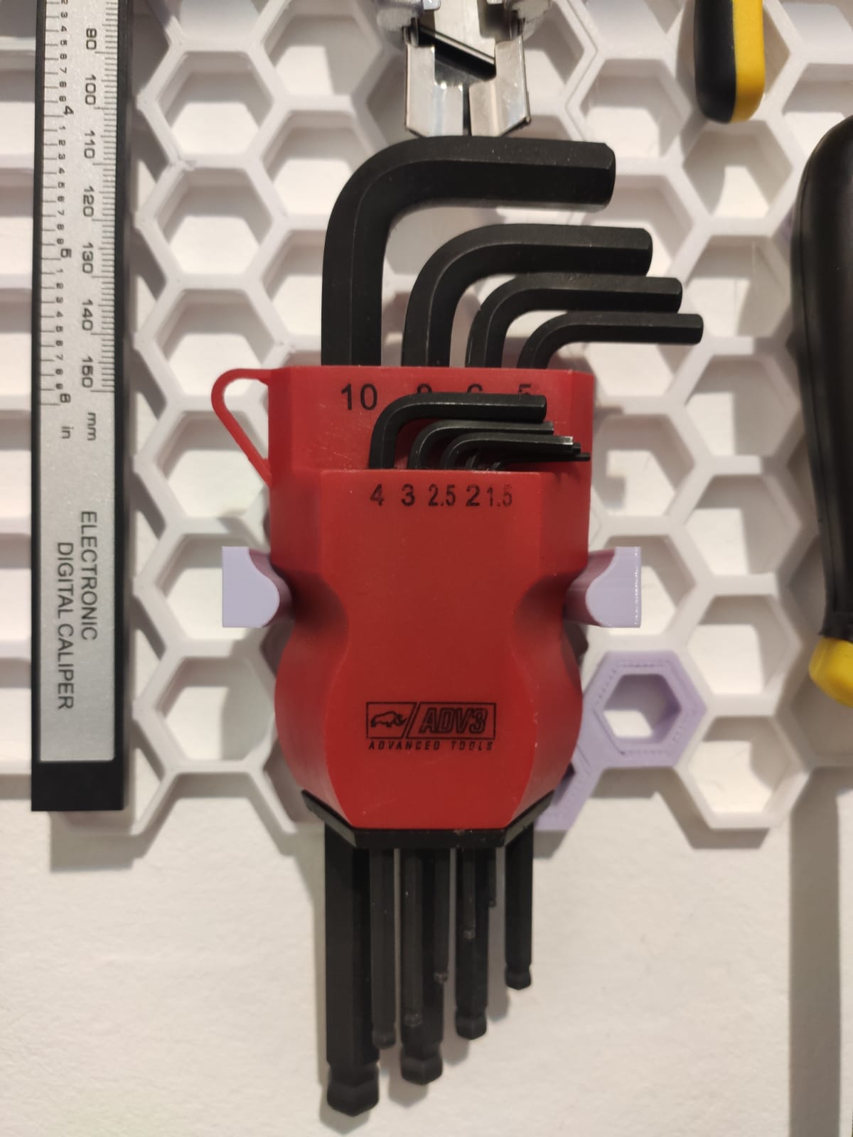 Allen Keys Set Holder - Honeycomb storage system by LaPicardía ...