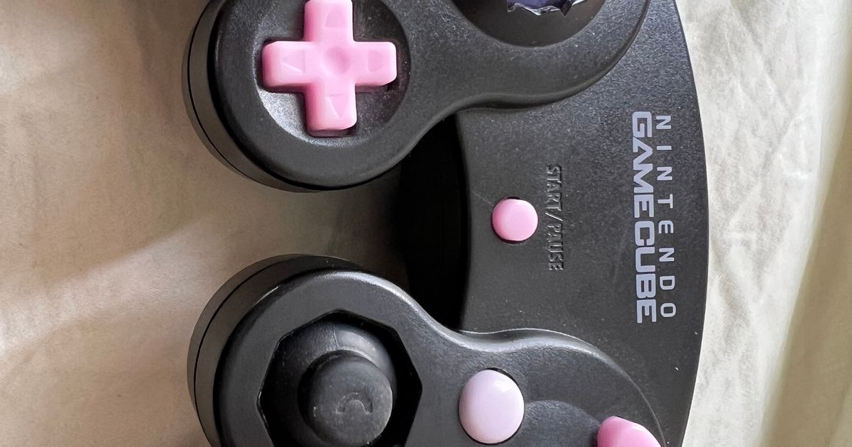 Gamecube Controller A Button Bald by Andre Burgard | Download free STL ...