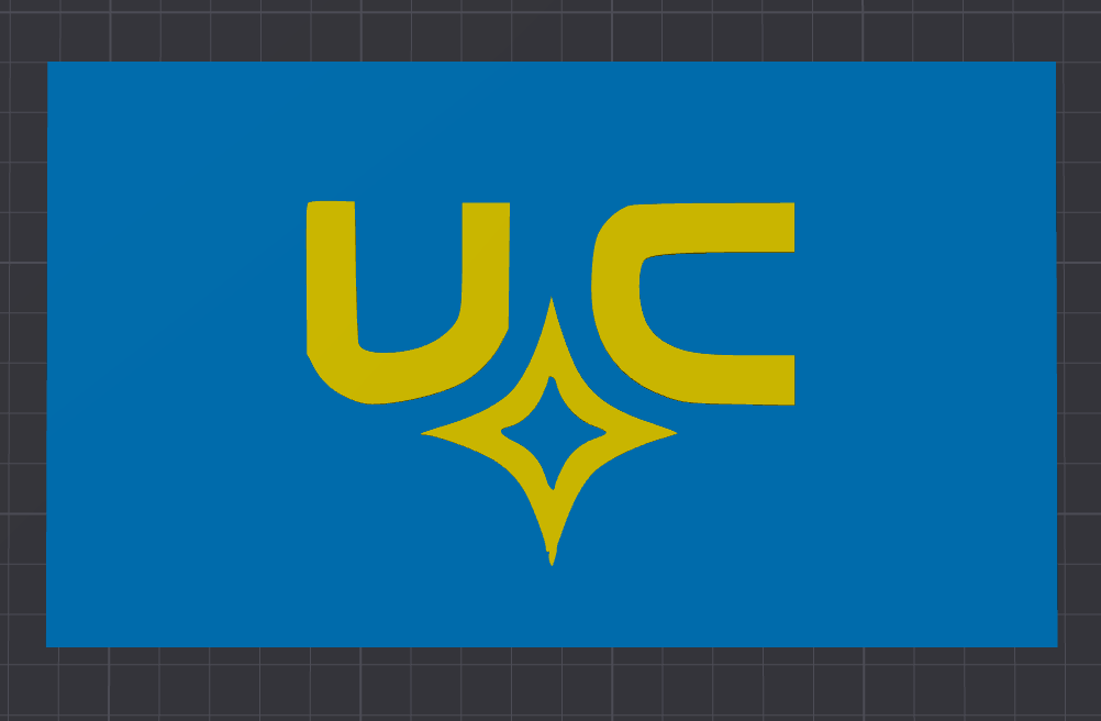 Starfields United Colonies Flag by Rand K | Download free STL model ...