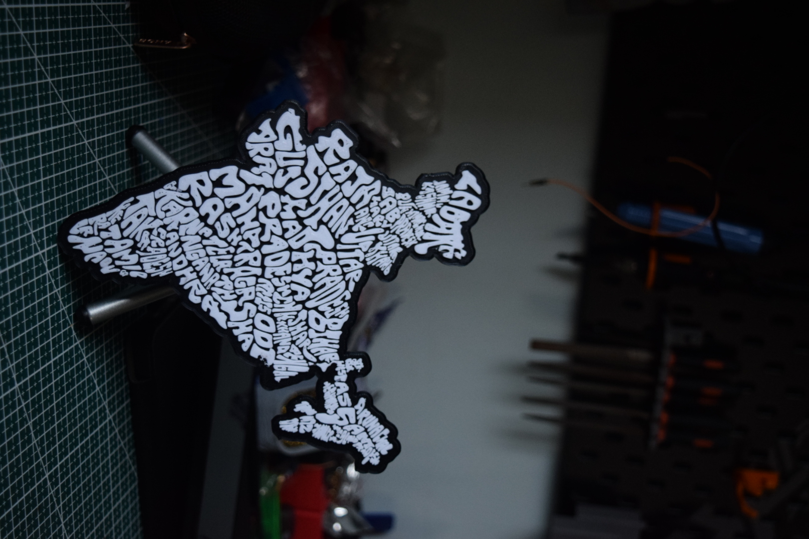 3D Printed India Geography Wall Art by MadRajib | Download free STL ...