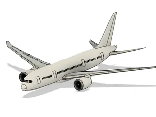 Airbus A350-900 Full Size 1:1 Model by Angry Mum | Download free STL ...