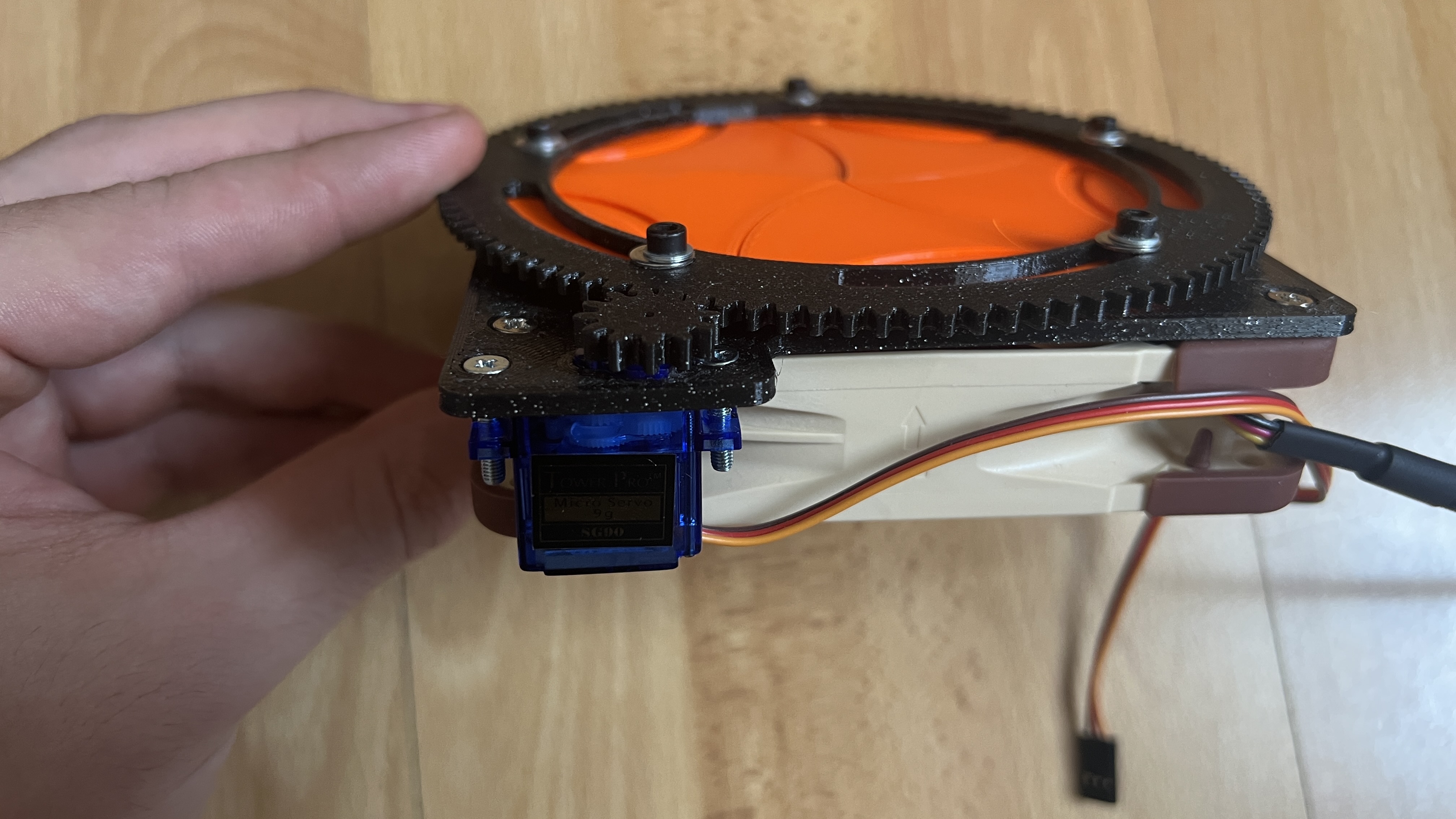 Servo Automated Iris Aperture For 120 Mm Fan By Michalciombor