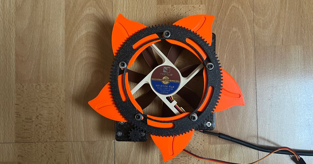 Servo Automated Iris Aperture For 120 Mm Fan By Michalciombor