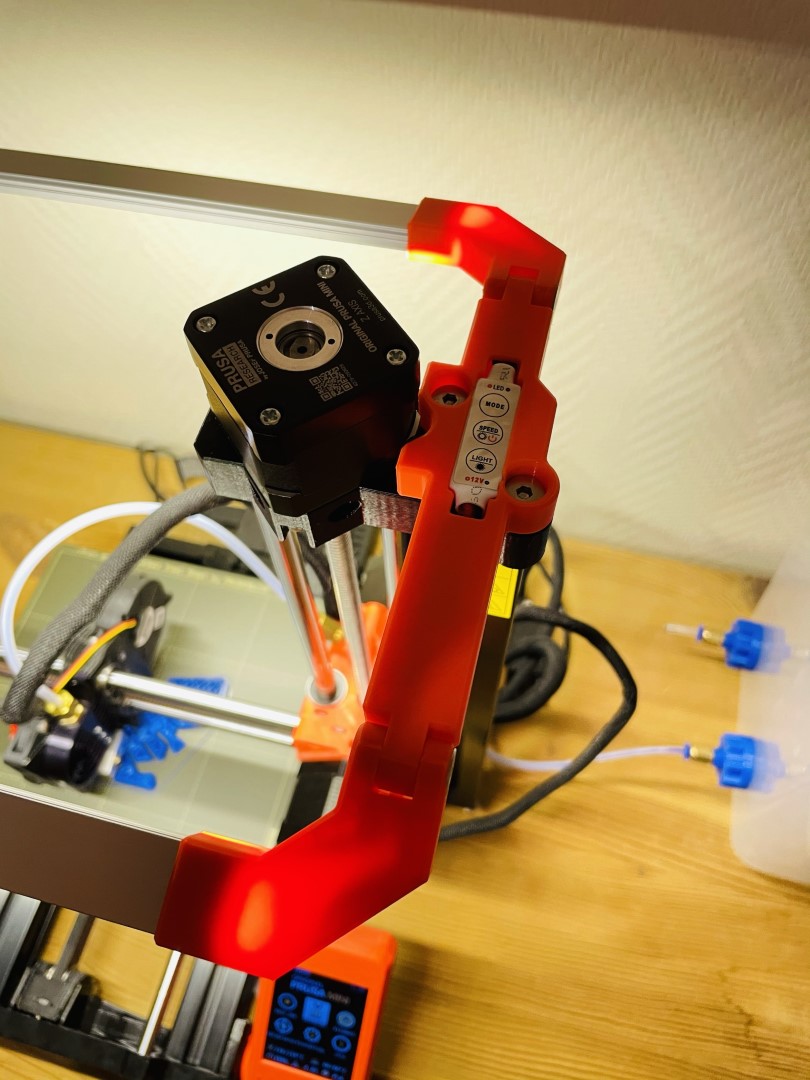 Better LED Light Bar for Prusa MINI (with Dimmer) by foorschtbar ...