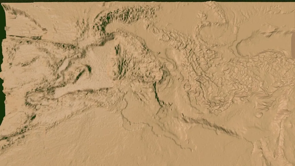 Mediterranean basin by Davide Bucci | Download free STL model ...