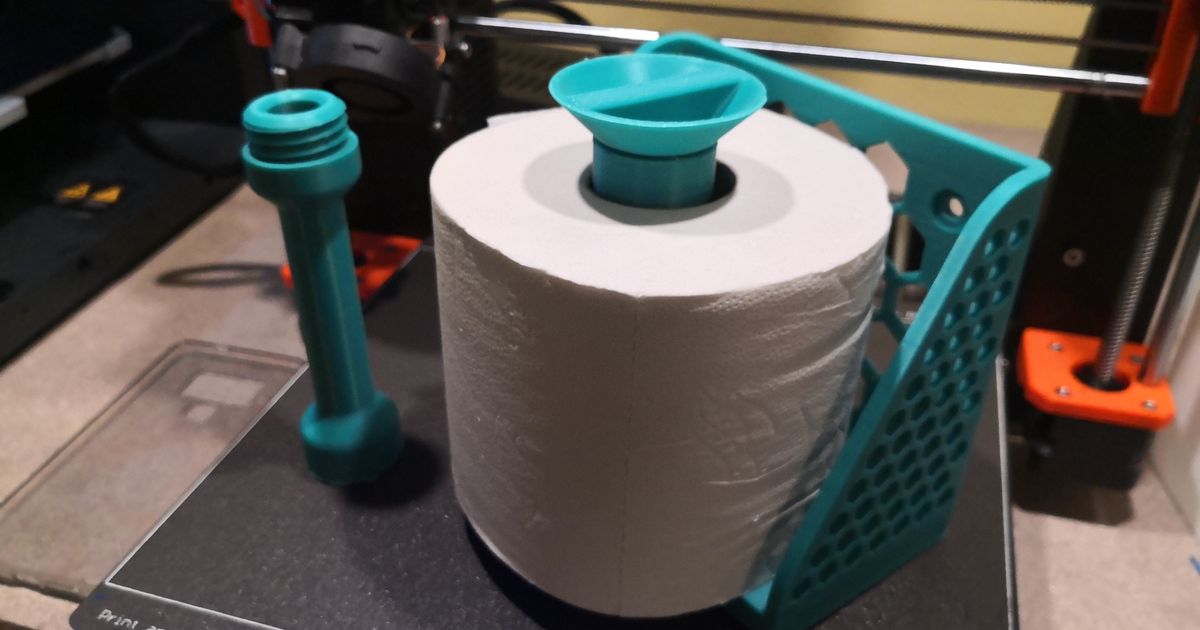 Wall mounter paper roll holder by Dammiz | Download free STL model ...