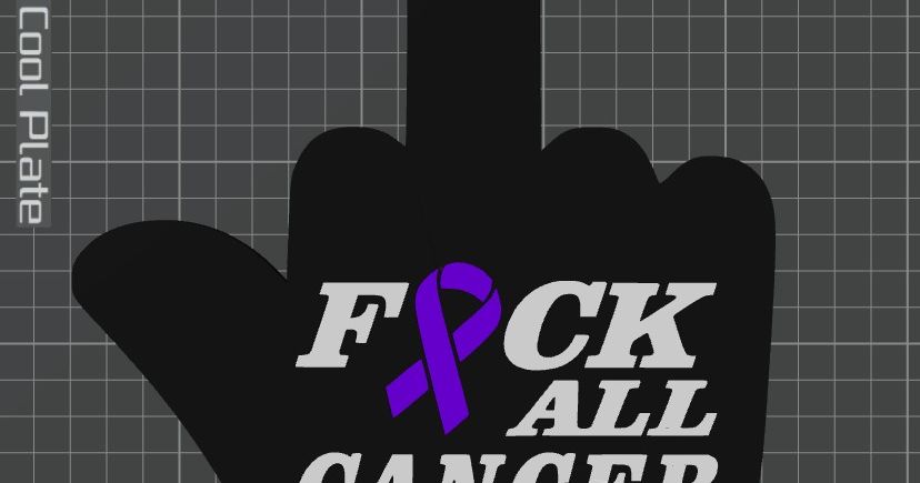 F Cancer Sign by TheCoffeeHero | Download free STL model | Printables.com