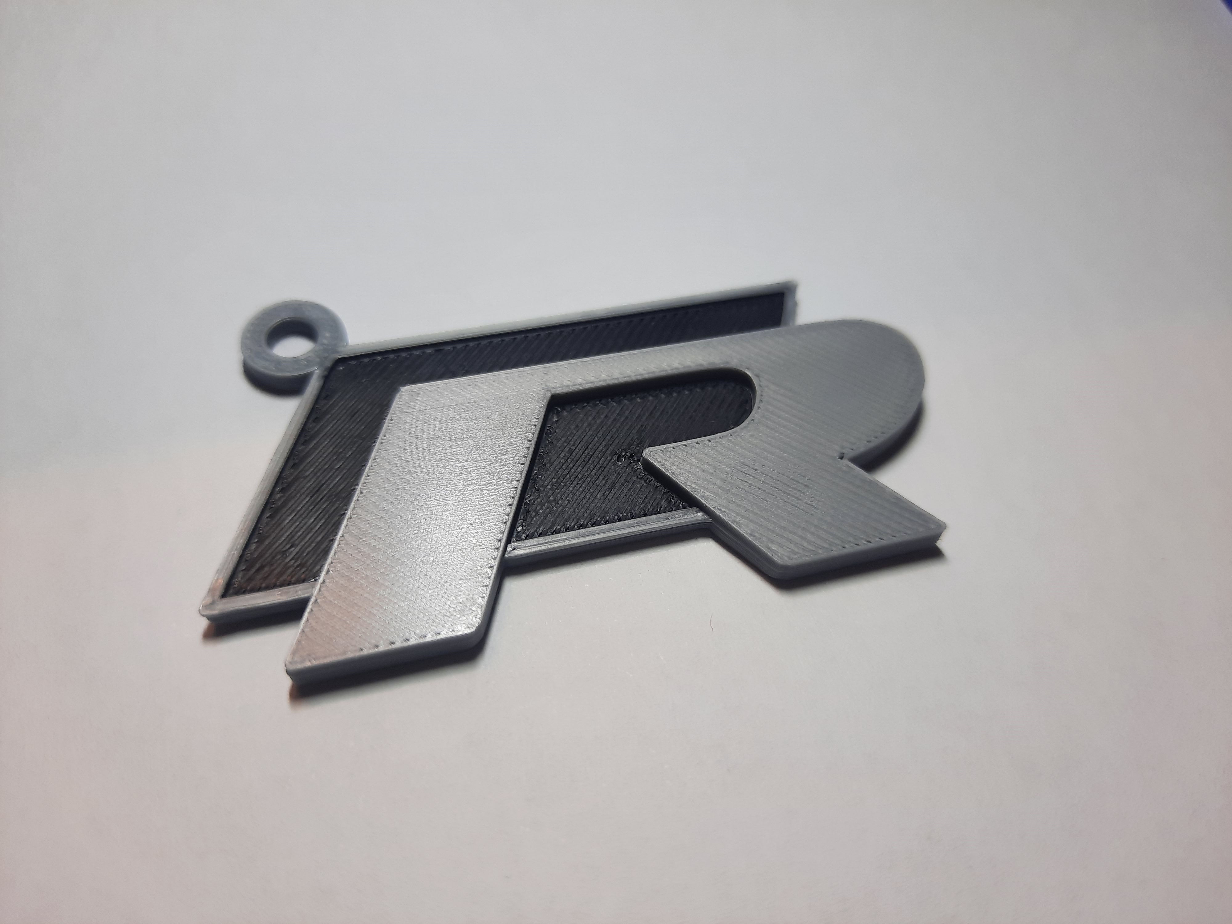 Old VW R Logo - Keychain by Luke-Leek-98 | Download free STL model ...
