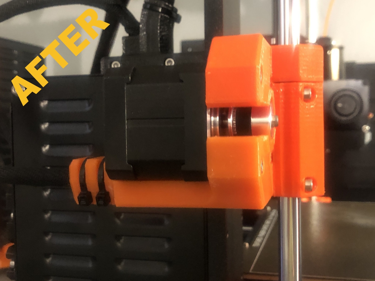 Prusa I3 MK4/MK4S X Motor Cable Protection by dancan13f | Download free ...