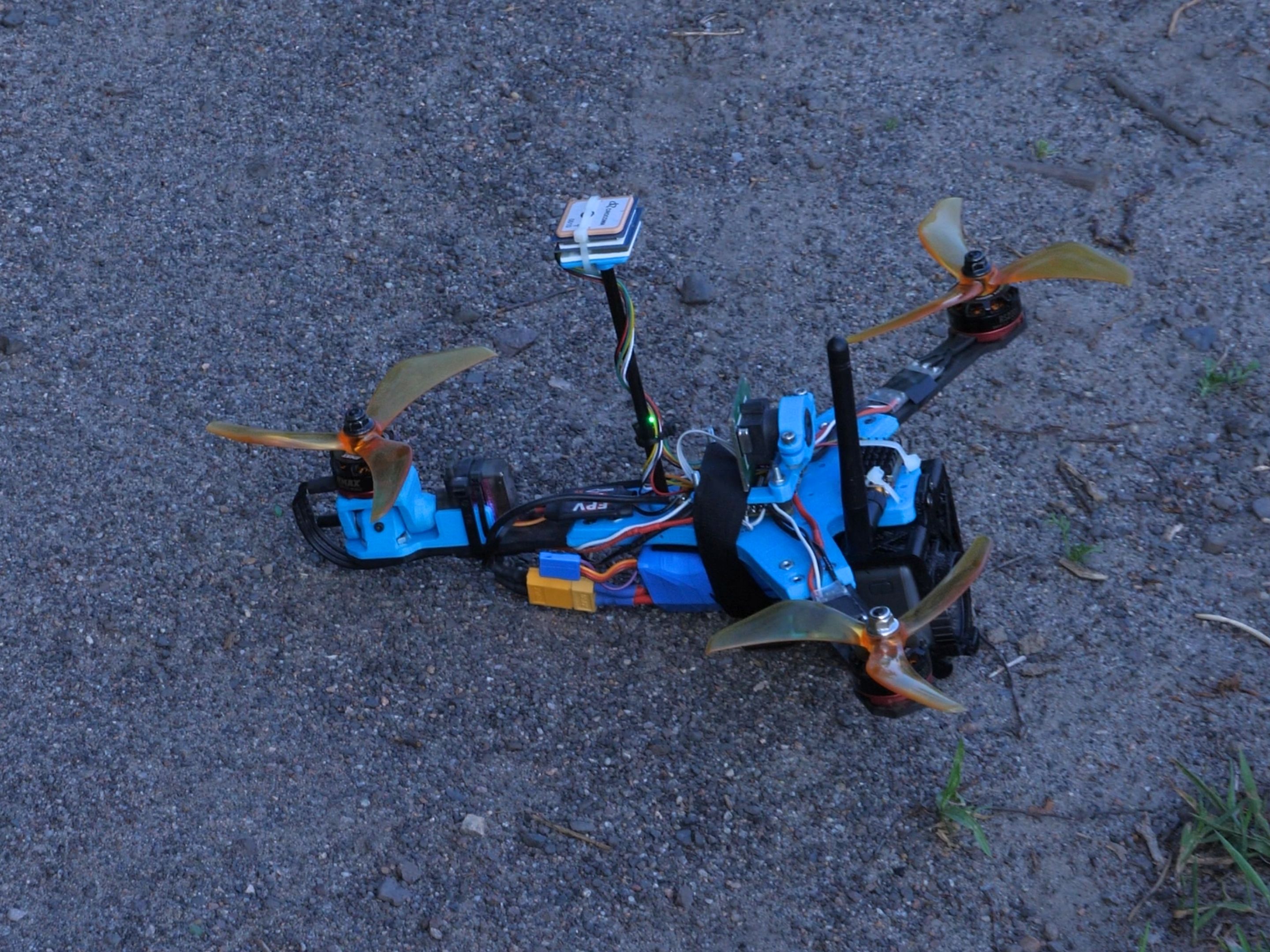 Ardupilot Tricopter Frame - Autonomous FPV Test Platform por Basement ...