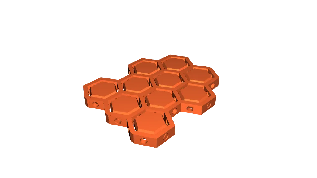 Print-in-Place Hex Pixel Panel by LoboCNC | Download free STL model ...