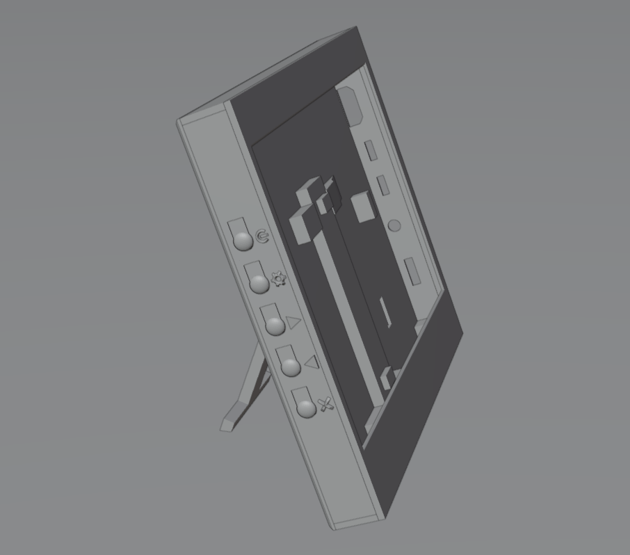 Case 7inch LCD touch screen waveshare by DigiTech | Download free STL ...