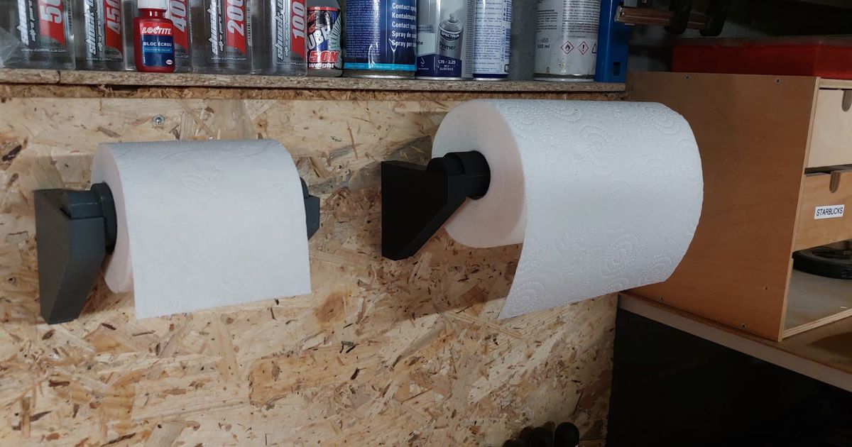 Modular paper tower holder (SMALL version) by Ruben Hauwaerts ...