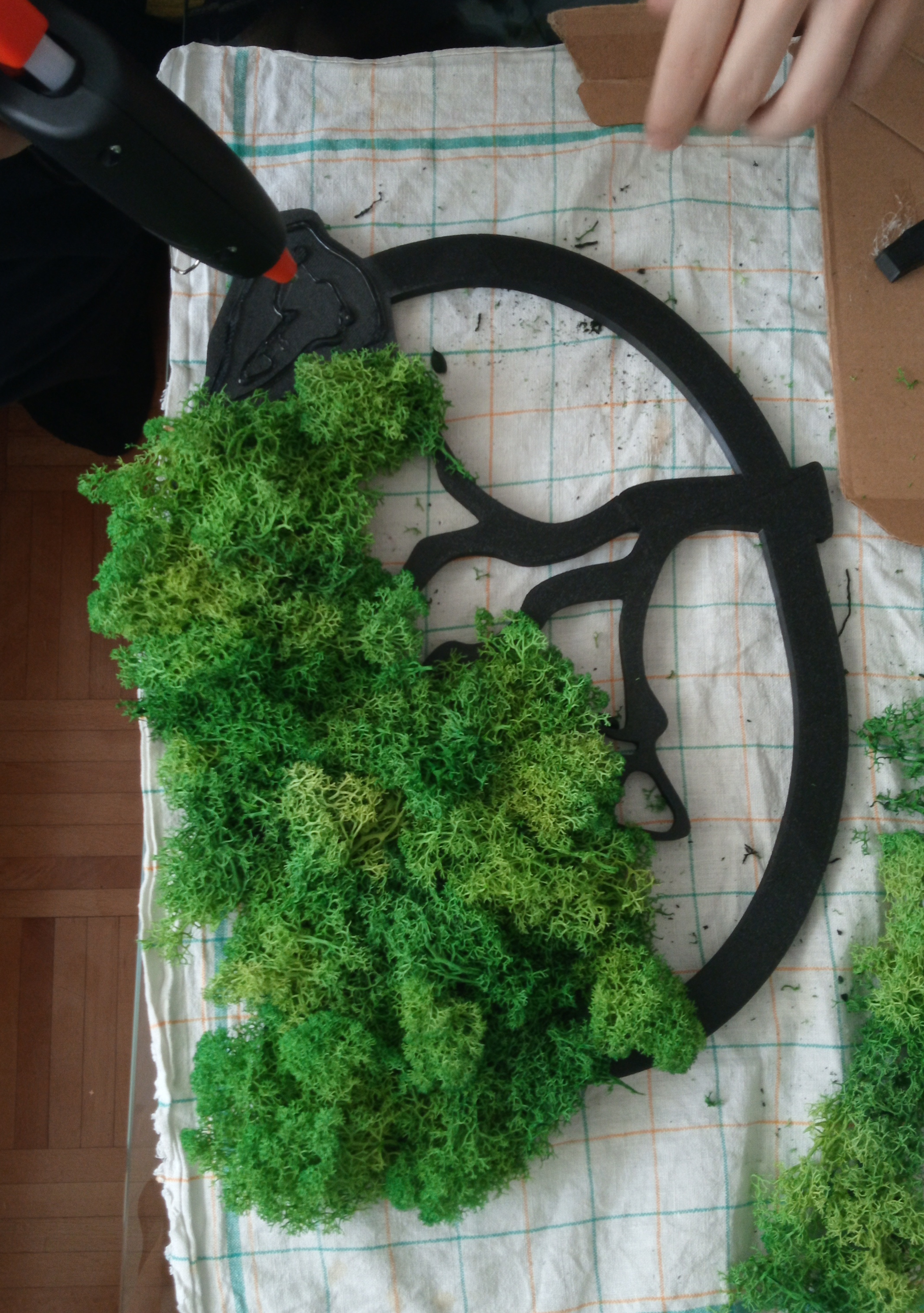 Tree with moss for wall by Christian | Download free STL model ...