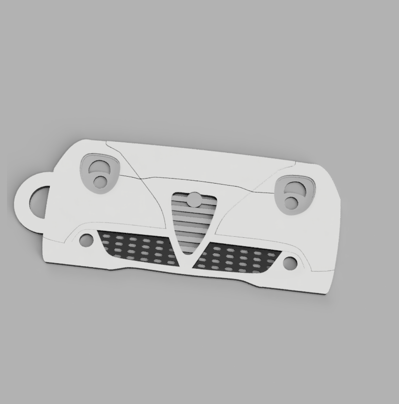 Alfa Romeo Mito Keychain by 1.martin | Download free STL model | Printables.com