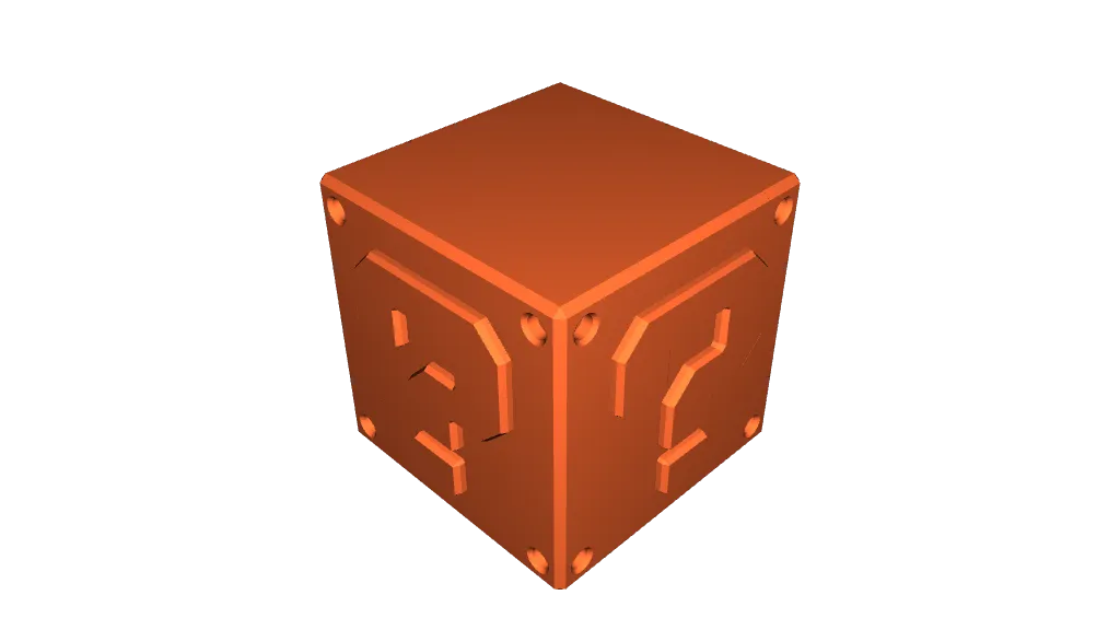 Mario Mystery Block by SaintGo | Download free STL model | Printables.com